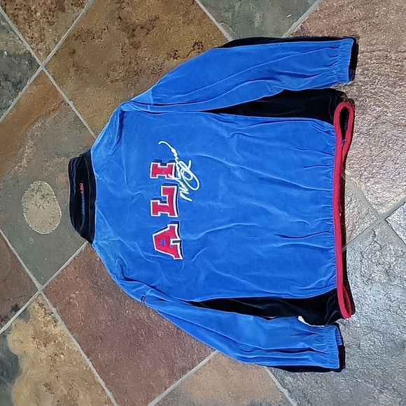 FUBU | Jackets & Coats | Vintage Fubu Platinum Ali Velour Track Jacket ...